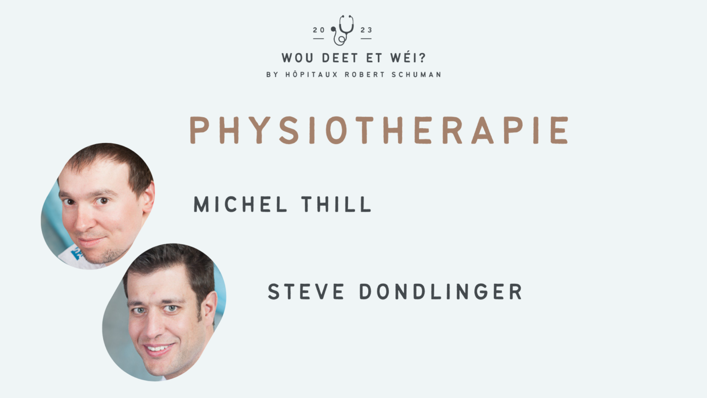 Wou deet et wèi? – Staffel 2, Folge 10 – Physiotherapie (Podcast)